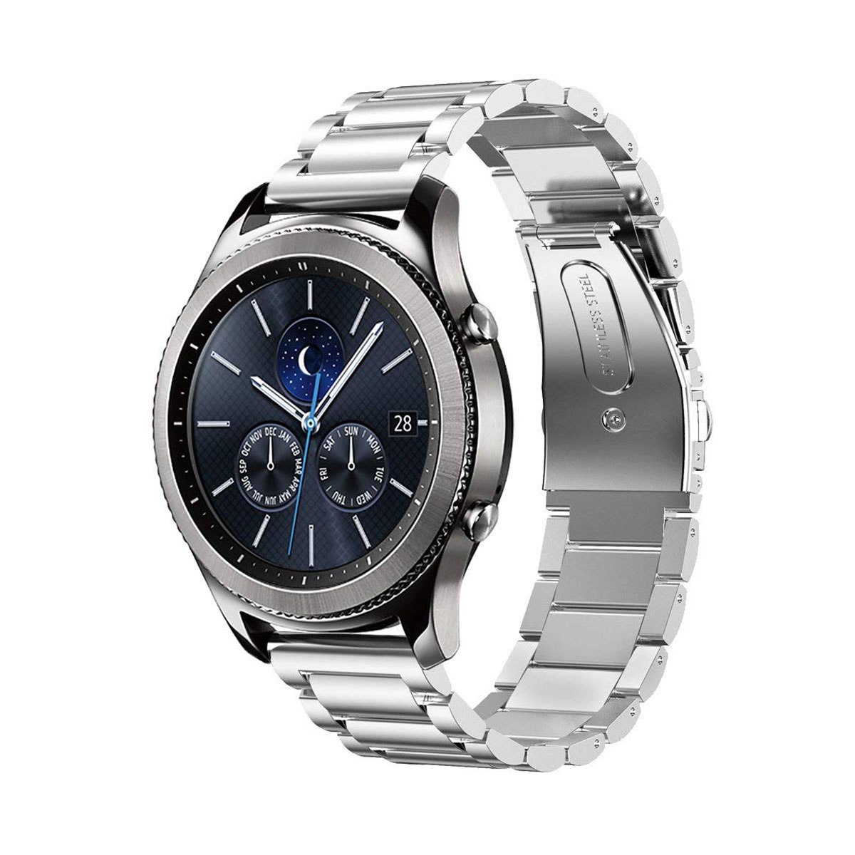 Malla Metalica Para Relojes Smartwatch 20 Mm 22 Mm - Buenos Aires Tecno